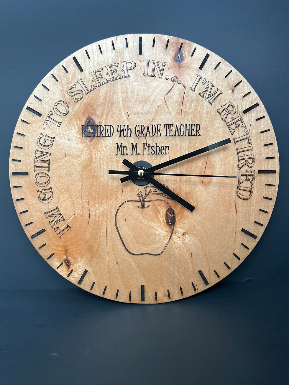 Personalized Retirement Clock | U M C Designs