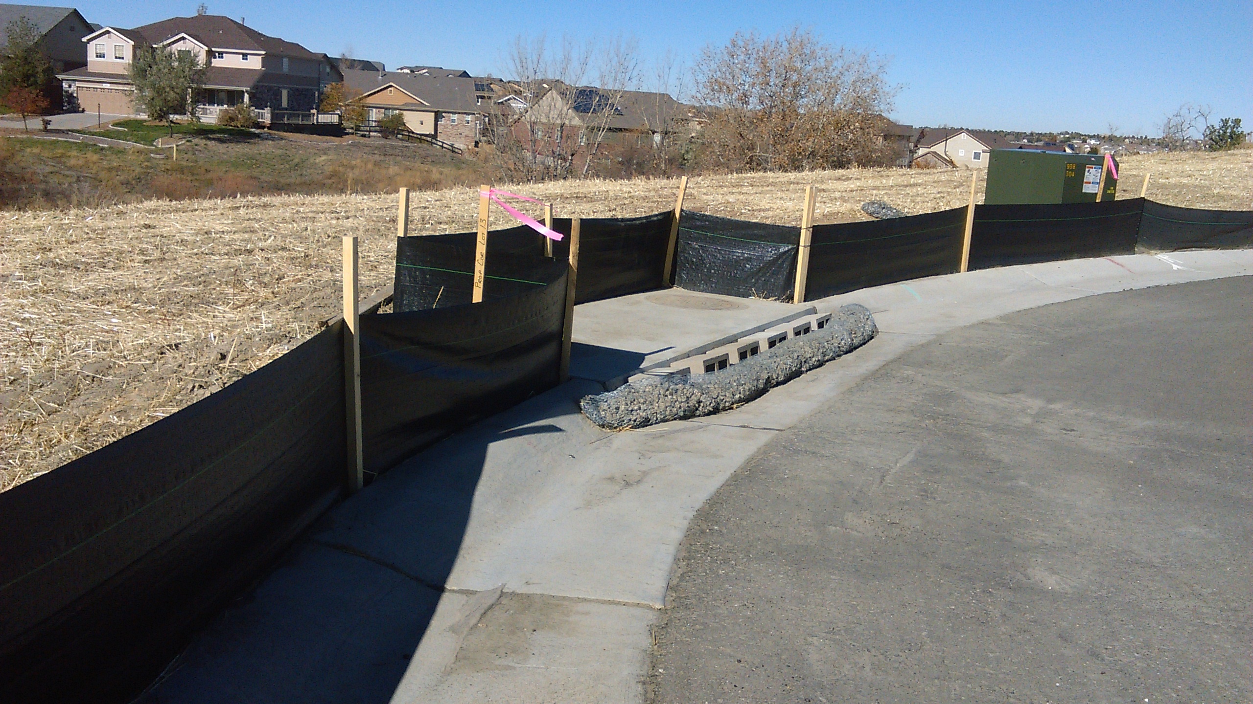 Erosion Control. Seeding Mulching. Landscaping.