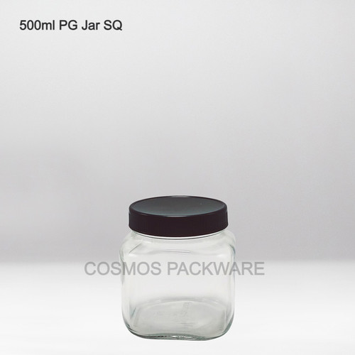 500ml PG Jar SQ - 83mm PC | Cosmos Packware