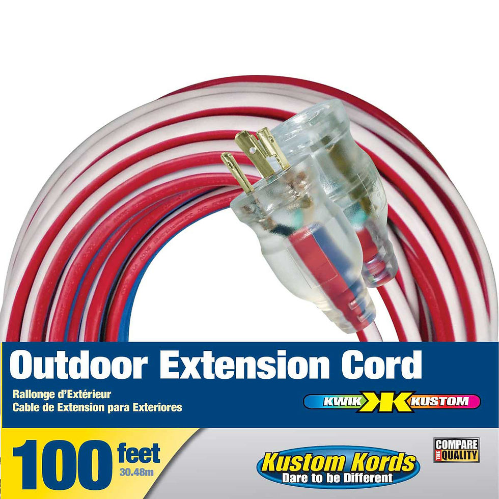 Voltec Heavy Duty Extension Cord 3 Pin 100FT | Boodoo's Enterprises