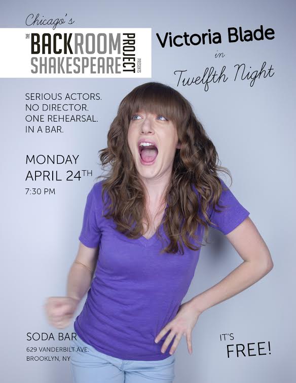 Twelfth Night (in a bar) | Victoria Blade | Actress