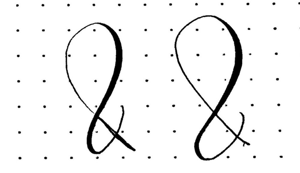 How to write an Ampersand in calligraphy