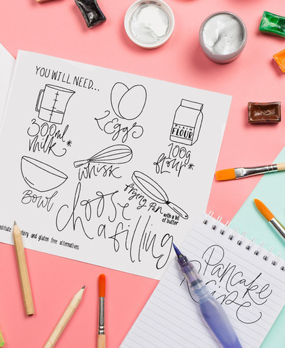 Pancake Day Download | ModernCalligraphyCo.