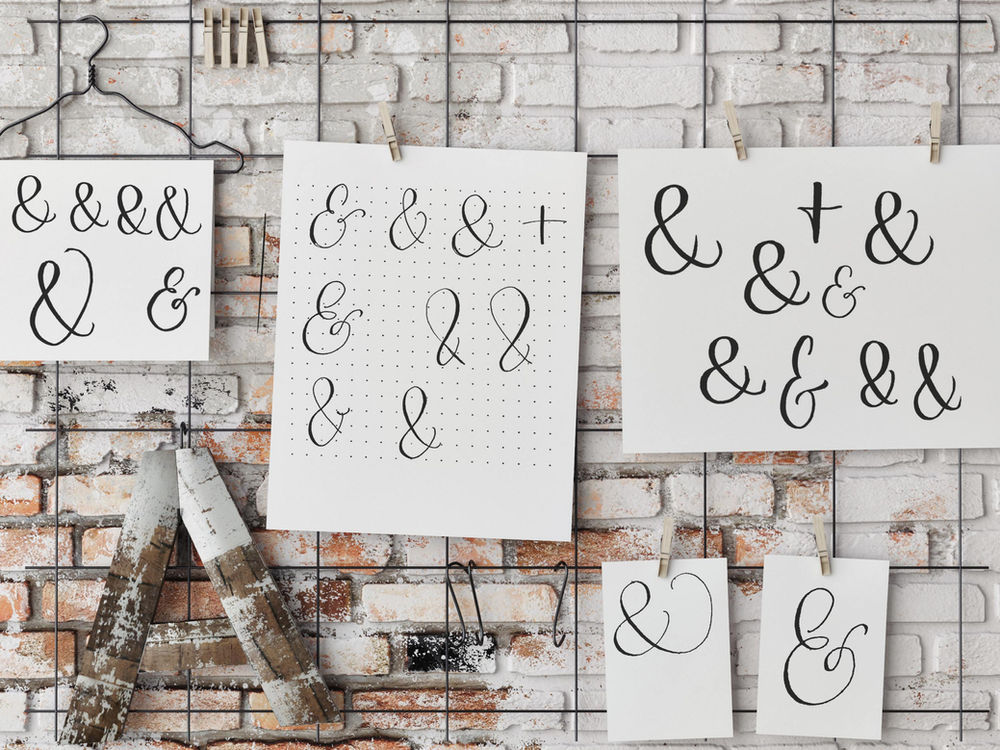 How to write an Ampersand in calligraphy