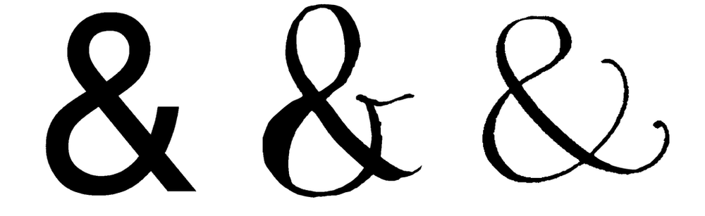 How to write an Ampersand in calligraphy