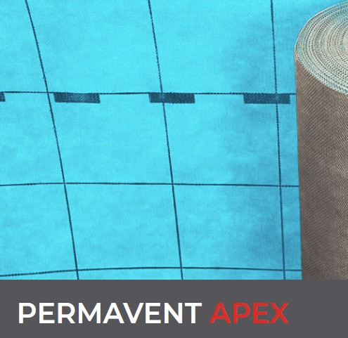 Permavent Apex Air Permeable Underlay 180gsm TAPED 50m x 1m | The ...