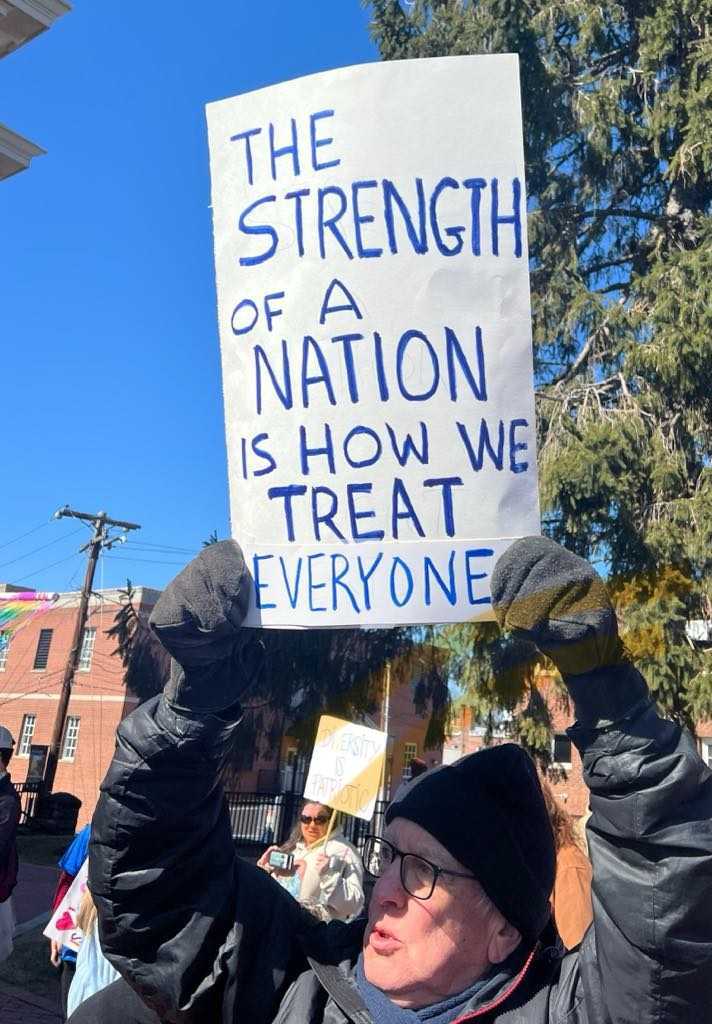 Hendersonville Shows Up: A Rally for Democracy, Rights, and Equality