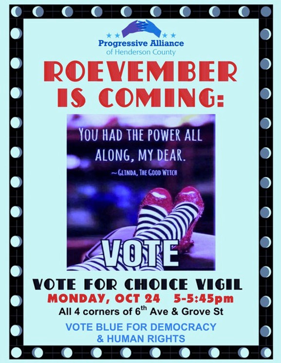 Vote For Choice Vigil