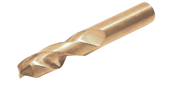 Non Sparking Parallel Shank Drill Bit (Stub Series)