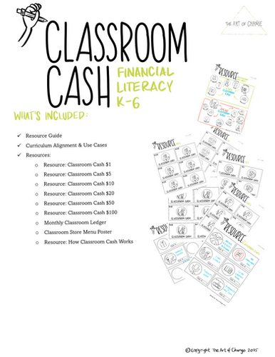 Classroom Cash Pack | The Art of Change