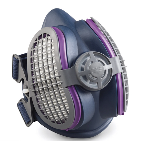 MILLER LPR-100 HALF MASK RESPIRATOR WITH P100 FILTERS | jlweldingsupply