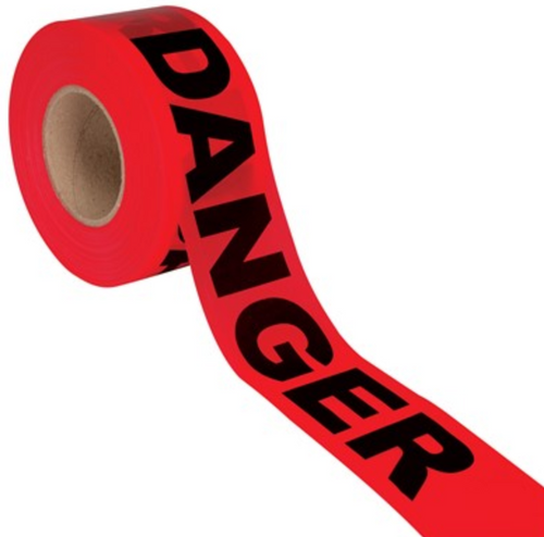 DANGEROUS BARRICADE TAPE | jlweldingsupply