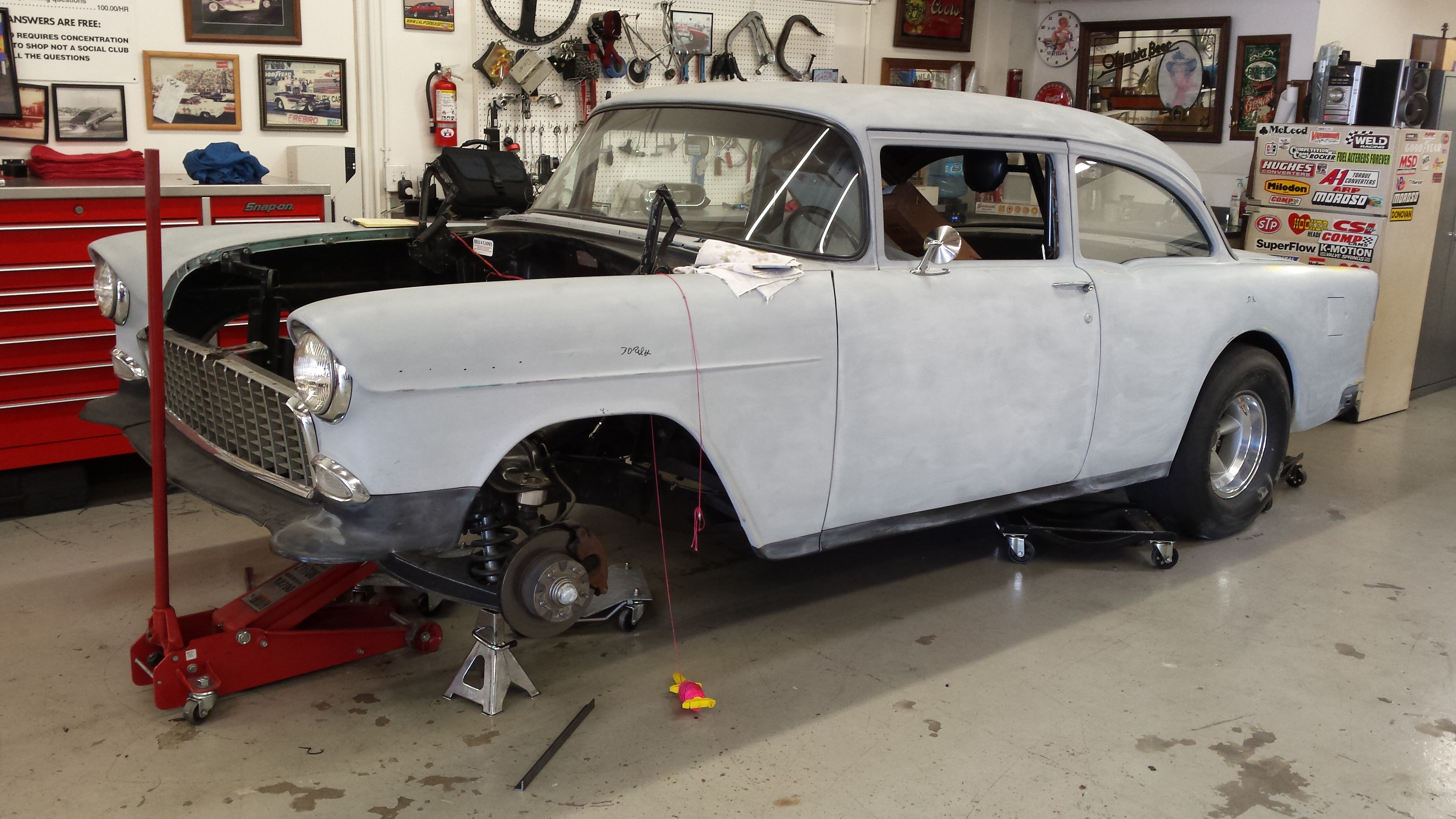 Building a '55 Chevy Gasser California Style