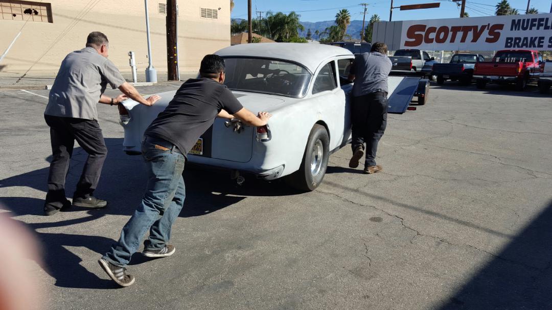 Building a '55 Chevy Gasser California Style