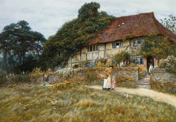 Original Helen Allingham Art for Sale | Oakham Fine Art Gallery