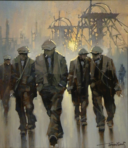 Ghost Miners by Tony Williams RSMA SWAc | The Rutland Gallery