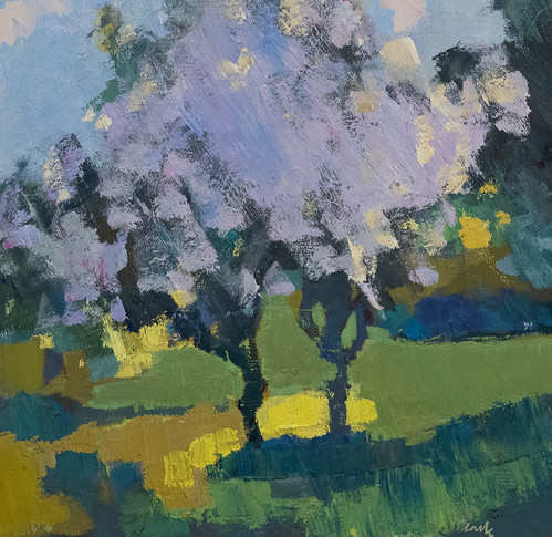 Our Garden in Spring by Michael Clark | The Rutland Gallery