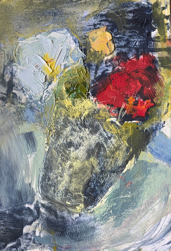 Red Rose White Rose by Elsa Taylor | The Rutland Gallery