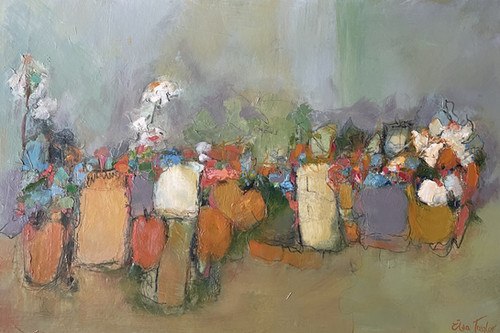 Pots and Flowers by Elsa Taylor | The Rutland Gallery