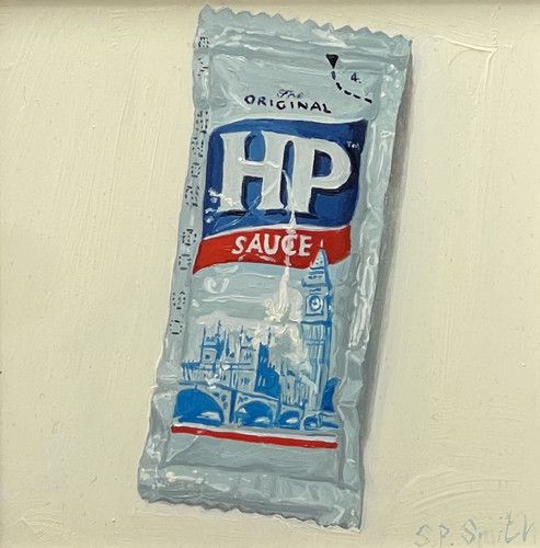 HP Sauce Sachet by Steven P Smith AROI | The Rutland Gallery