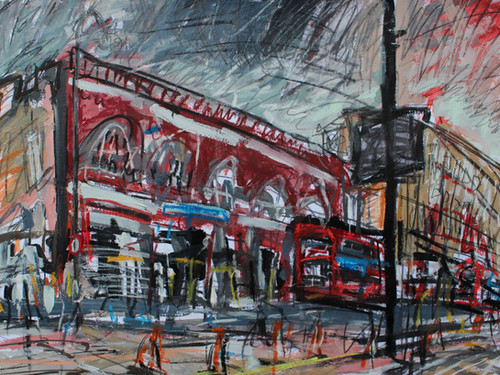 Lane Closed, Kentish Town by Matthew Thompson | The Rutland Gallery