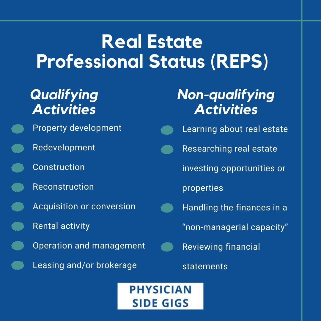 Real Estate Professional Status (REPS): A Powerful Tax Reduction ...