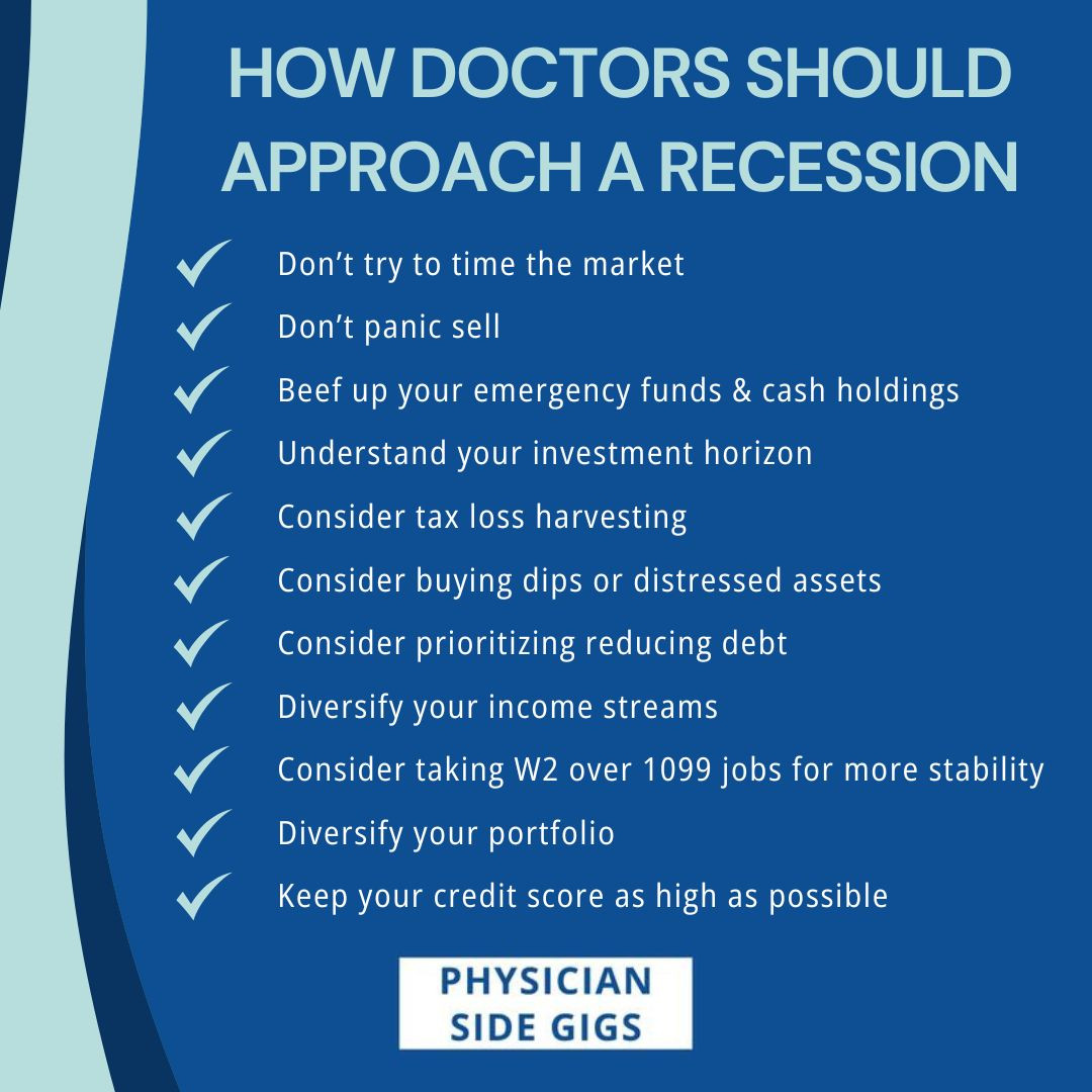 How Physicians Should Approach a Recession (Or Threat of One)