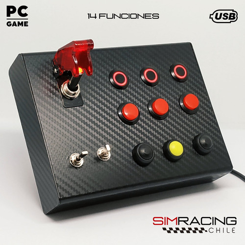 Botonera SimRacing A1 - PC | SimRacing Chile Spa