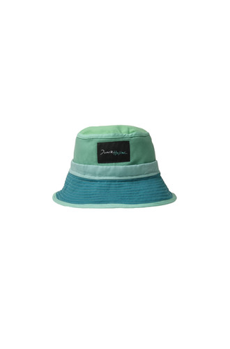Reversible Mint Bucket Hat w/Drawstring | DuarteHajime