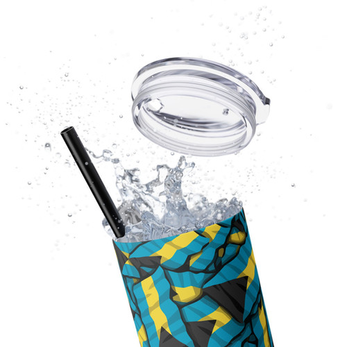 Bahamas Flag : Bahamas Independence : Bahamas Tumbler with Straw, 20oz ...