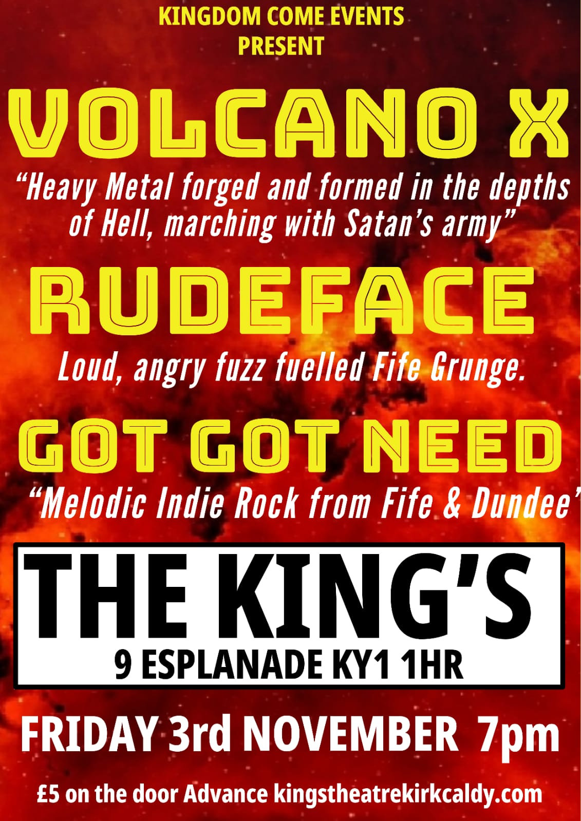Volcano X (plus support) | The King's KDY