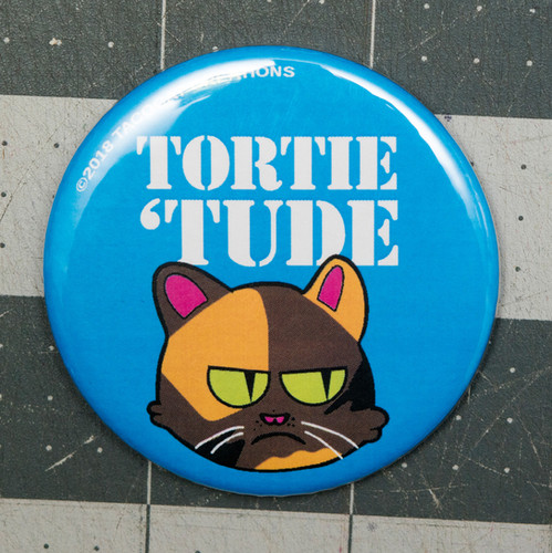 Tortie Tude Buttons and Magnets | TacoCat Creations