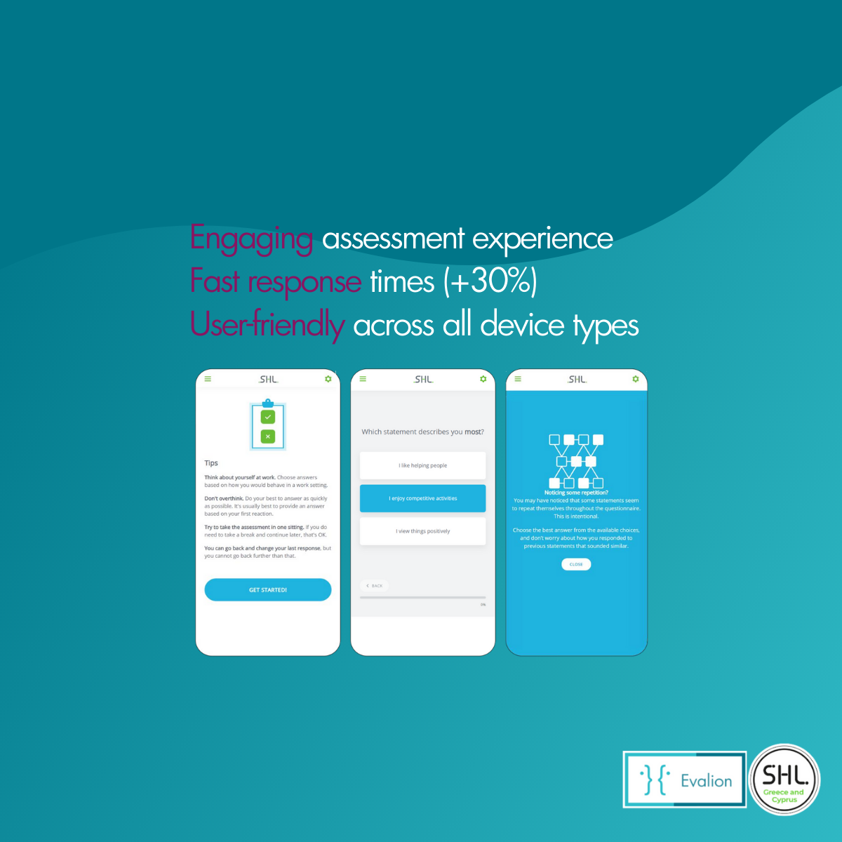 Personality | Evalion-SHL