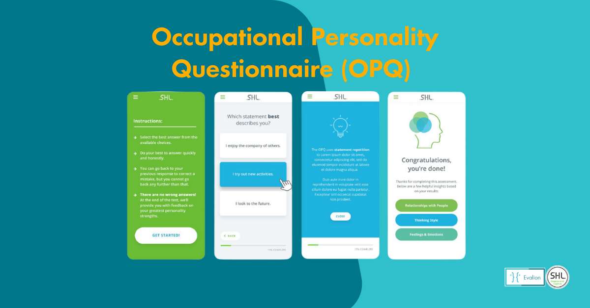 Personality & Behavior | Evalion-SHL