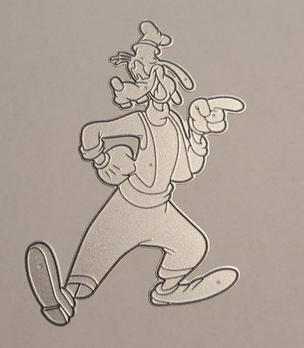 Goofy Pointing his Finger Laughing Metal Cutting Die | Scrapbuck