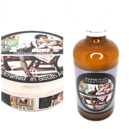 Master Soap Creations Shaving Soap & Splash , Vintage Lapidus | Yaqi ...