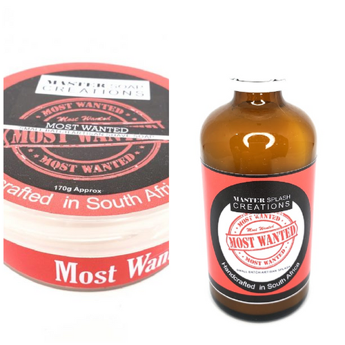 Master Soap Creations Shaving Soap & Aftershave Splash , Most Wanted ...