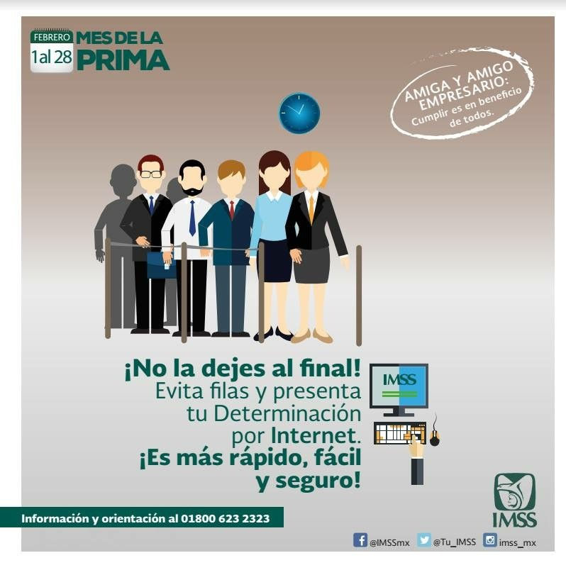 Pueden patrones consultar prima de seguro de riesgos en internet: IMSS