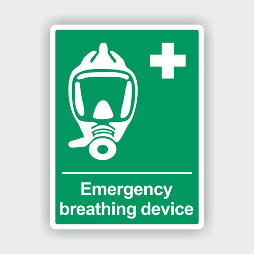 Emergency Breathing Device | CMX Signs