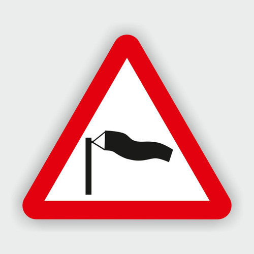 Strong Side Winds Traffic Sign | CMX Signs