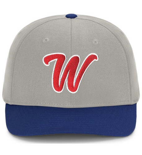 PACIFIC HEADWEAR PRO-WOOL PACFLEX CAP WITH WASHOE "W" EMBROIDERED PATCH ...