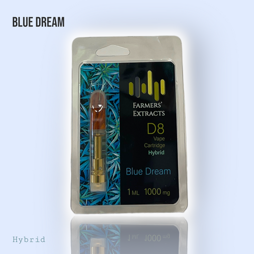 Vape Cartridge D8 Blue Dream (1 ml) - Wholesale | Farmers-Extracts
