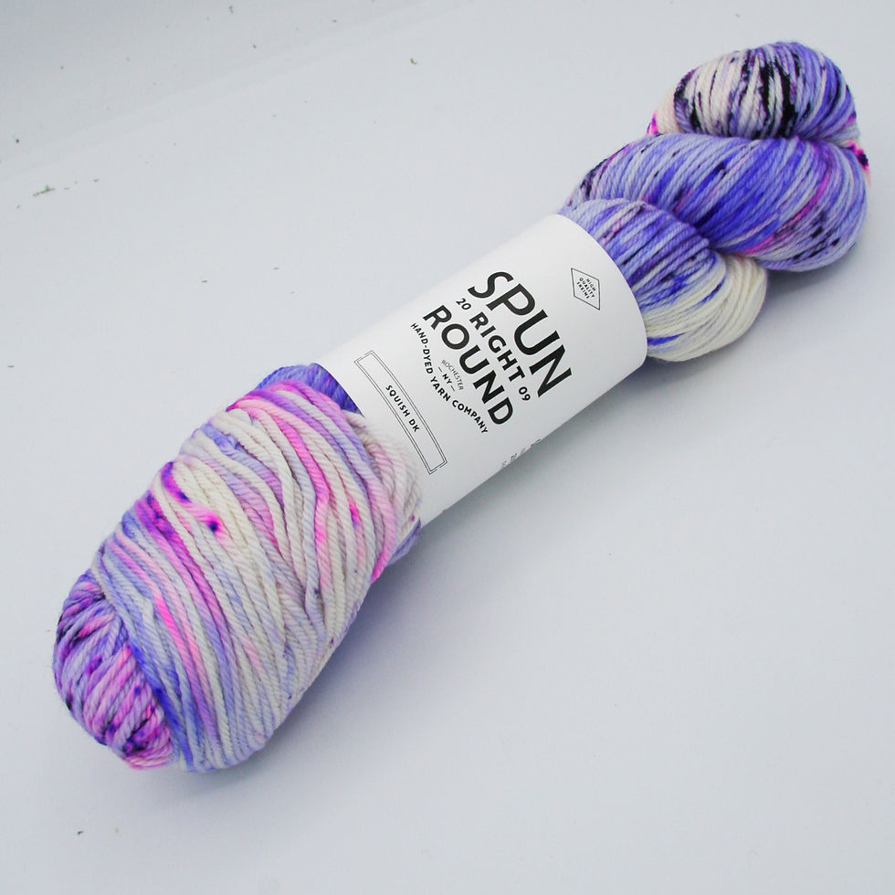Spun Right Round Squish DK | The Bloomin' Spindle