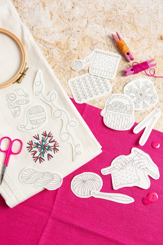 Yarn Stash Stick & Stitch Embroidery Pack | The Bloomin' Spindle