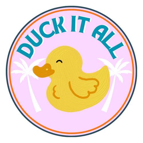 Duck It All 3x3 inch Sticker | Wild Waters