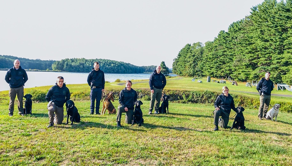 Seven K-9 tracking teams graduate