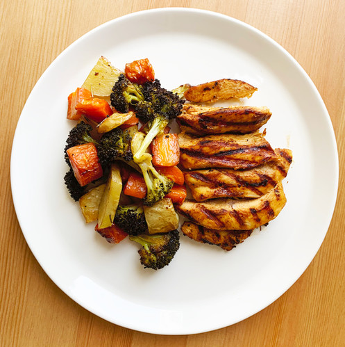 Pechuga al grill con Vegetales | SuperLunch