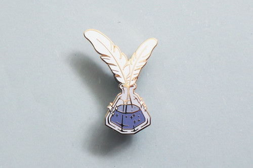 Magic Inkwell Enamel Pin | Cura Moon