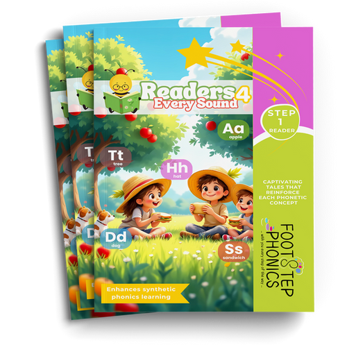 Step 1 Reader, Book 1 | Footstep Phonics