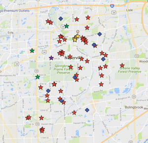 Naperville Il Zip Code Map - Map
